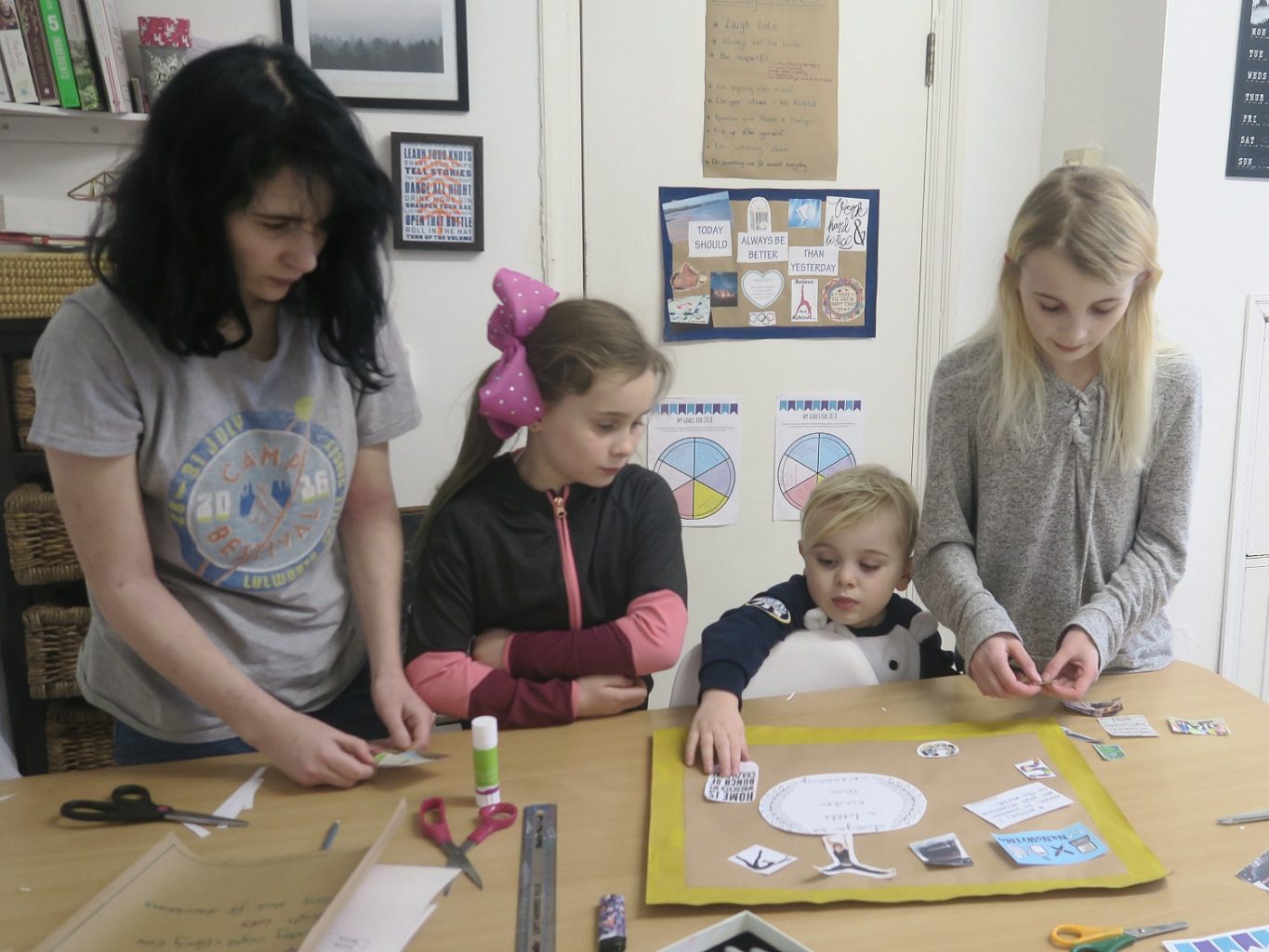 Creating a family vision board - Polly Jemima