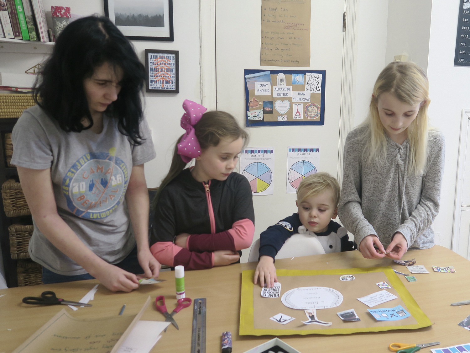 Creating A Family Vision Board Polly Jemima Enchanted Pixie