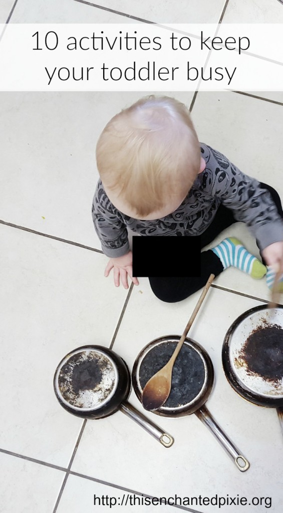 10 ways to keep a toddler busy - Polly Jemima